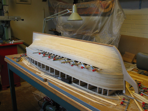 Modellen er bygget i skala 1:48 og udført i 2004.