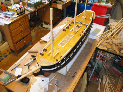 Modellen er bygget i skala 1:48 og udført i 2004.