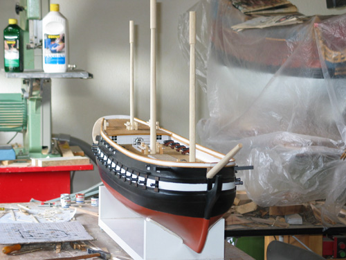 Modellen er bygget i skala 1:48 og udført i 2004.