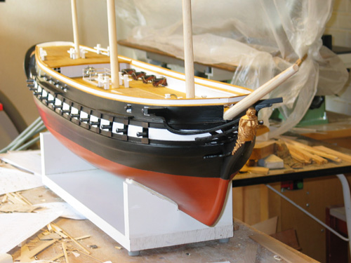 Modellen er bygget i skala 1:48 og udført i 2004.