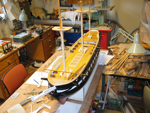 Modellen er bygget i skala 1:48 og udført i 2004.