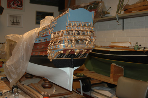 Min model er bygget i skala 1:48 og påbegyndtes i 1993. Afsluttet i 2006.